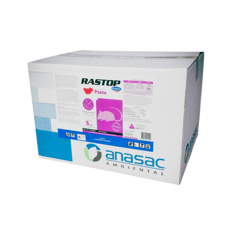 Raticida RASTOP PASTA 5Kg | Tricahue Curicó